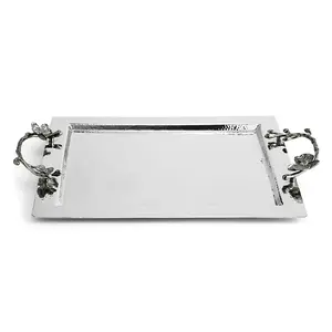 Michael Aram Black Orchid Serving Tray - Silver
