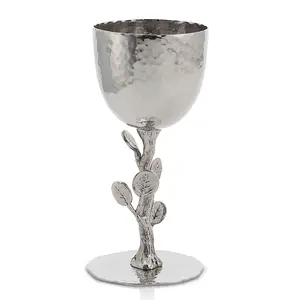 Michael Aram Botanical Leaf Kiddush Cup - Nickel Plate