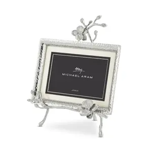 Michael Aram White Orchid Easel Frame, For 4 X 6 Photo