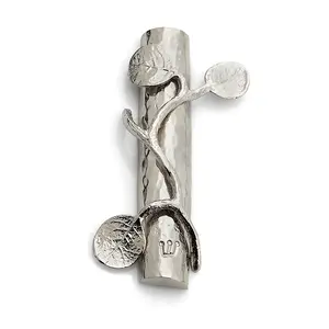 Michael Aram Botanical Leaf Mezuzah - Nickel Plate