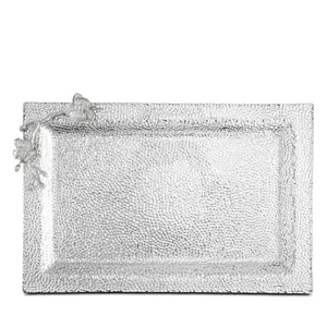 Michael Aram Orchid Glass Tray - White