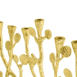 Michael Aram Botanical Leaf Menorah - Gold