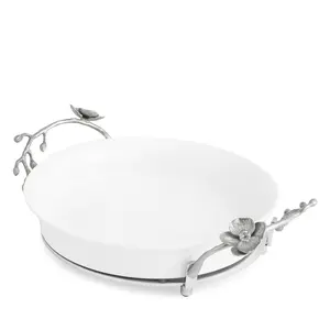 Michael Aram White Orchid Pie Plate