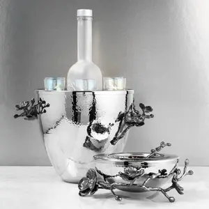 Michael Aram Black Orchid Vodka Service