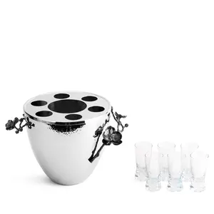 Michael Aram Black Orchid Vodka Service