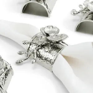 Michael Aram White Orchid Napkin Rings