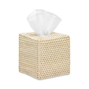 PIGEON AND POODLE Dalton Tissue Box - Whitewashed