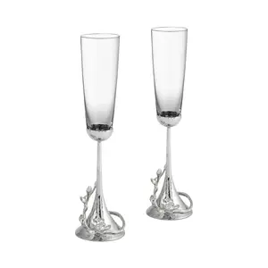 Michael Aram White Orchid Toasting Flute