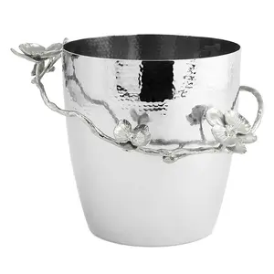 Michael Aram White Orchid Champagne Bucket - Silver