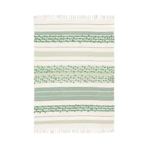 SURYA Livabliss Yemaya Throw Blanket Light Green