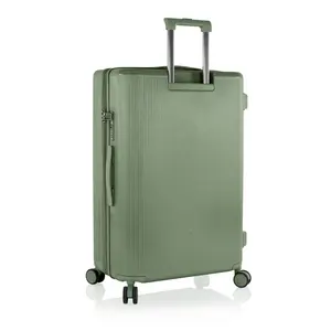 HEYS Large Upright Expandable Spinner Suitcase - Moss
