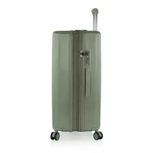 HEYS Large Upright Expandable Spinner Suitcase - Moss