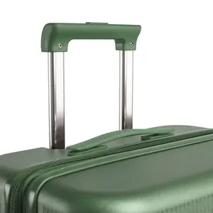 HEYS Large Upright Expandable Spinner Suitcase - Moss