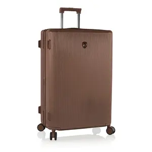 HEYS Large Upright Expandable Spinner Suitcase - Umber