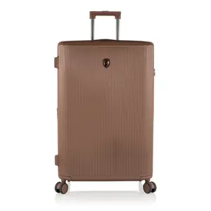 HEYS Large Upright Expandable Spinner Suitcase - Umber