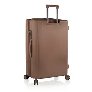 HEYS Large Upright Expandable Spinner Suitcase - Umber