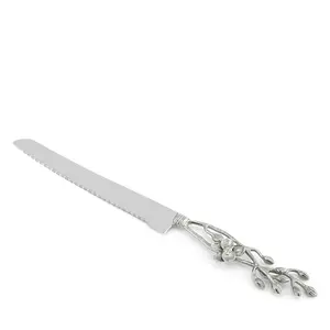Michael Aram White Orchid Bread Knife - Silver