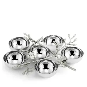 Michael Aram White Orchid Seder Plate - Silver