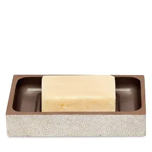 PIGEON AND POODLE Manchester Soap Dish - Warm Silver