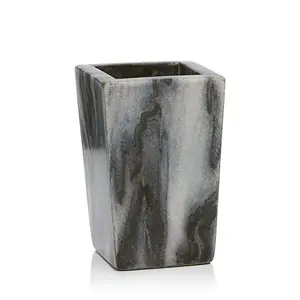 Bloomingdale'S Marble Brush Holder Exclusive - Gray