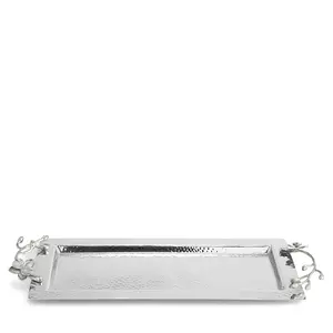 Michael Aram White Orchid Vanity Tray - Stainless Steel
