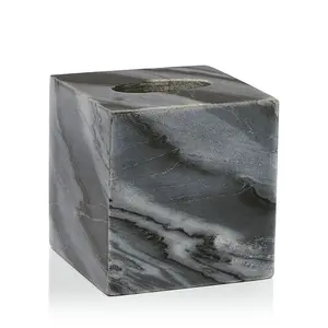 Bloomingdale'S Marble Tissue Box Exclusive - Gray