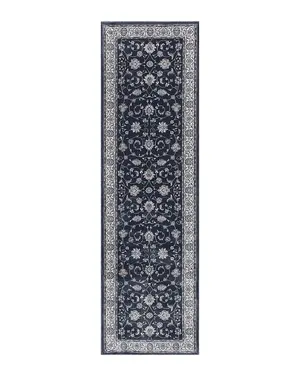 MINK HOME Kenneth Mink Largo Isfahan Runner Area Rug, 2'3 X 7'7 - Morning Blue