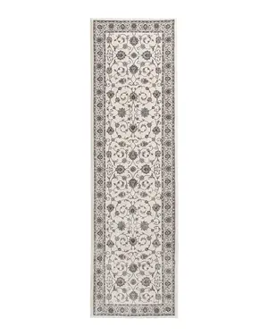 MINK HOME Kenneth Mink Largo Isfahan Runner Area Rug, 2'3 X 7'7 - Pearl