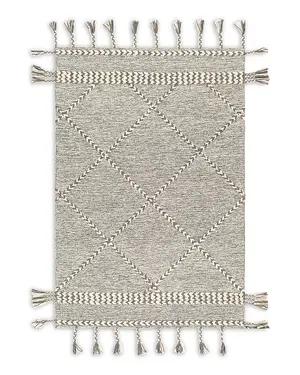 LIVABLISS Zanafi Tassels Zts-2306 Area Rug, 2' X 3 - Gray