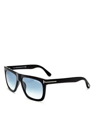 TOM FORD Morgan Square Sunglasses 55mm - Black/blue Gradient