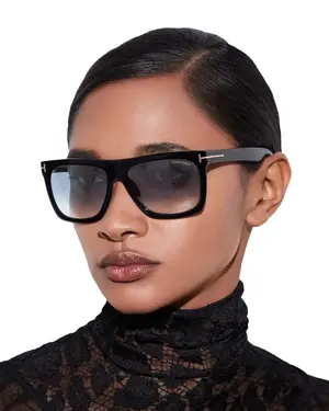 TOM FORD Morgan Square Sunglasses 55mm