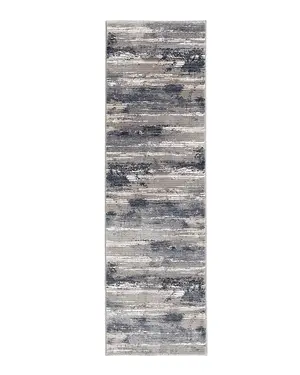 MINK HOME Waterside Tide Runner Area Rug, 2'3 X 7'7 - Morning Blue