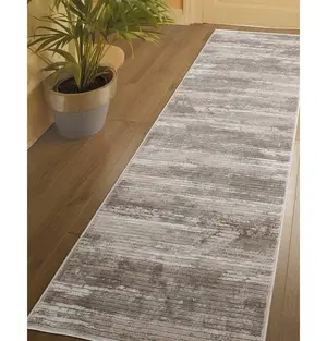 MINK HOME Waterside Tide Runner Area Rug, 2'3 X 7'7 - Stone