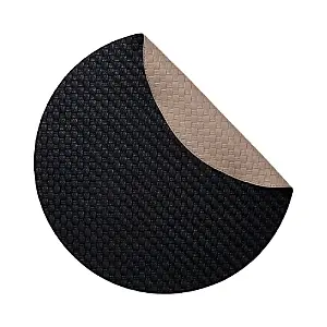 MODE LIVING Cesto Placemats, Set Of 4 Black/taupe