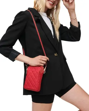 SOL AND SELENE Divide & Conquer Quilted Crossbody - Red
