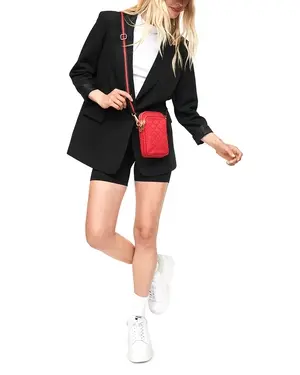 SOL AND SELENE Divide & Conquer Quilted Crossbody - Red