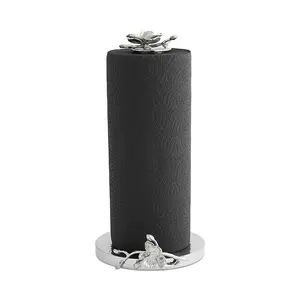 Michael Aram White Orchid Paper Towel Holder - Silver