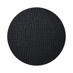 MODE LIVING Chequer Placemats, Set Of 4 - Black/grey