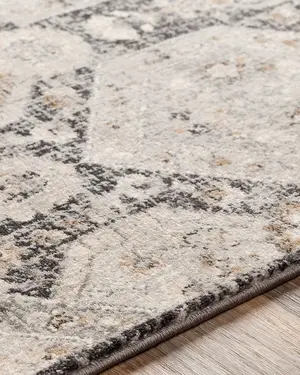 Livabliss Indigo Igo-2306 Area Rug, 6'7 X 9 - Charcoal