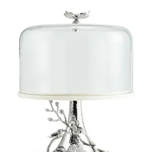 Michael Aram White Orchid Cake Stand With Dome