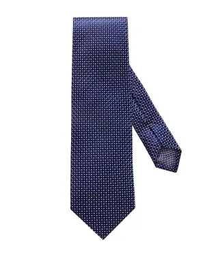 Eton Dot Silk Classic Tie - Navy