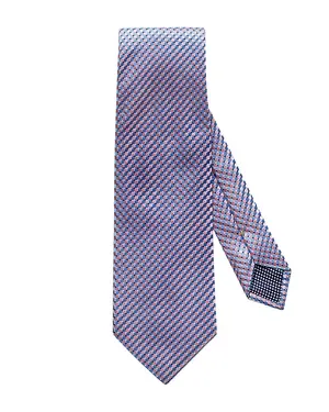 Eton Dot Silk Classic Tie - Pink/blue
