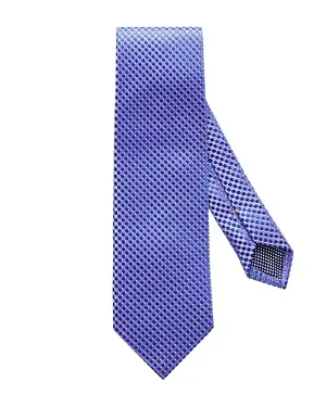 Eton Dot Silk Classic Tie - Purple/blue