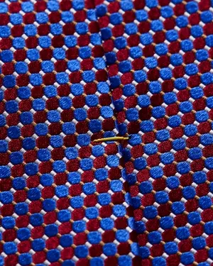 Eton Dot Silk Classic Tie - Red