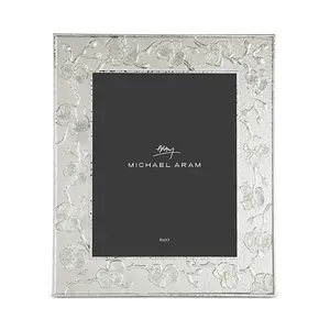 Michael Aram White Orchid Sculpted Frame, 8 X 10 - Silver