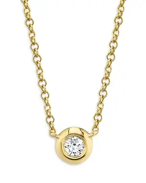 MOON & MEADOW 14k Yellow Diamond Pendant Necklace - Gold