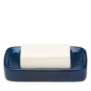 PIGEON AND POODLE Abiko Soap Dish - Cobalt Blue