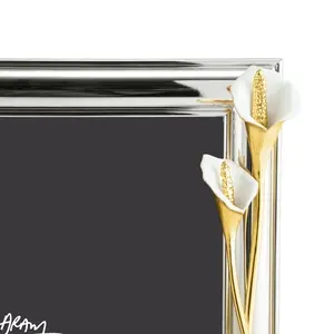 Michael Aram Calla Lily Frame, 8 X 10 - Brass