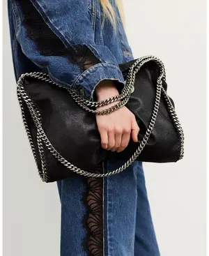 Stella McCartney Falabella Mini Tote - Black/silver
