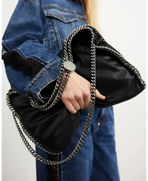 Stella McCartney Falabella Mini Tote - Black/silver